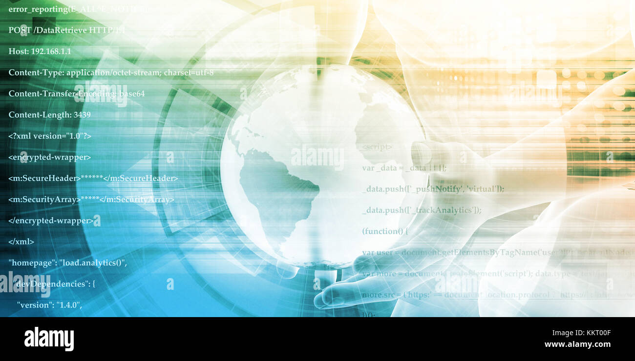 Global Integration of Technologies as a Concept Stock Photo - Alamy