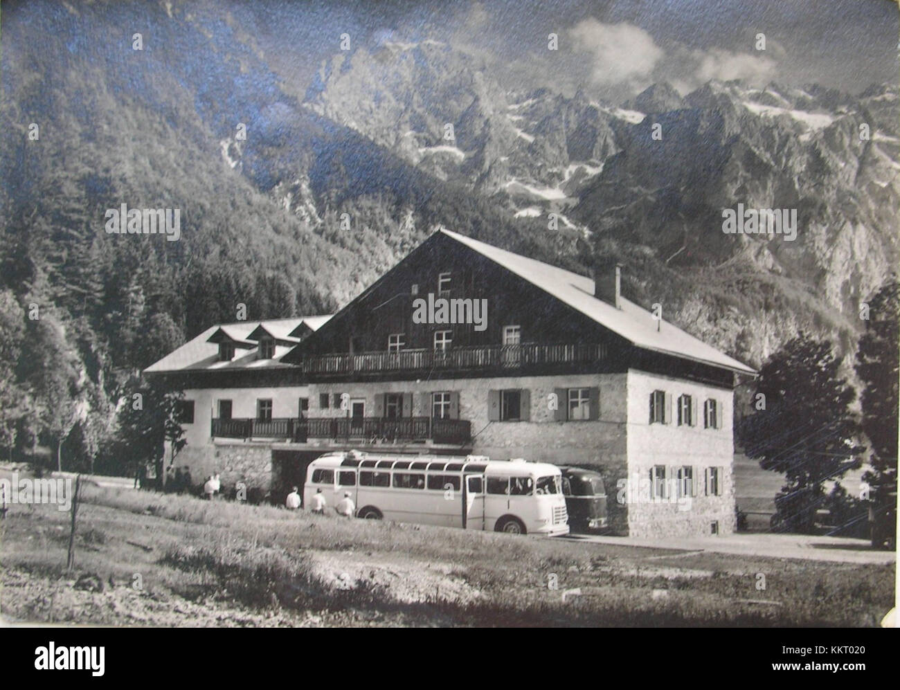 This 1960 postcard showcases the picturesque Logar Valley, a scenic ...