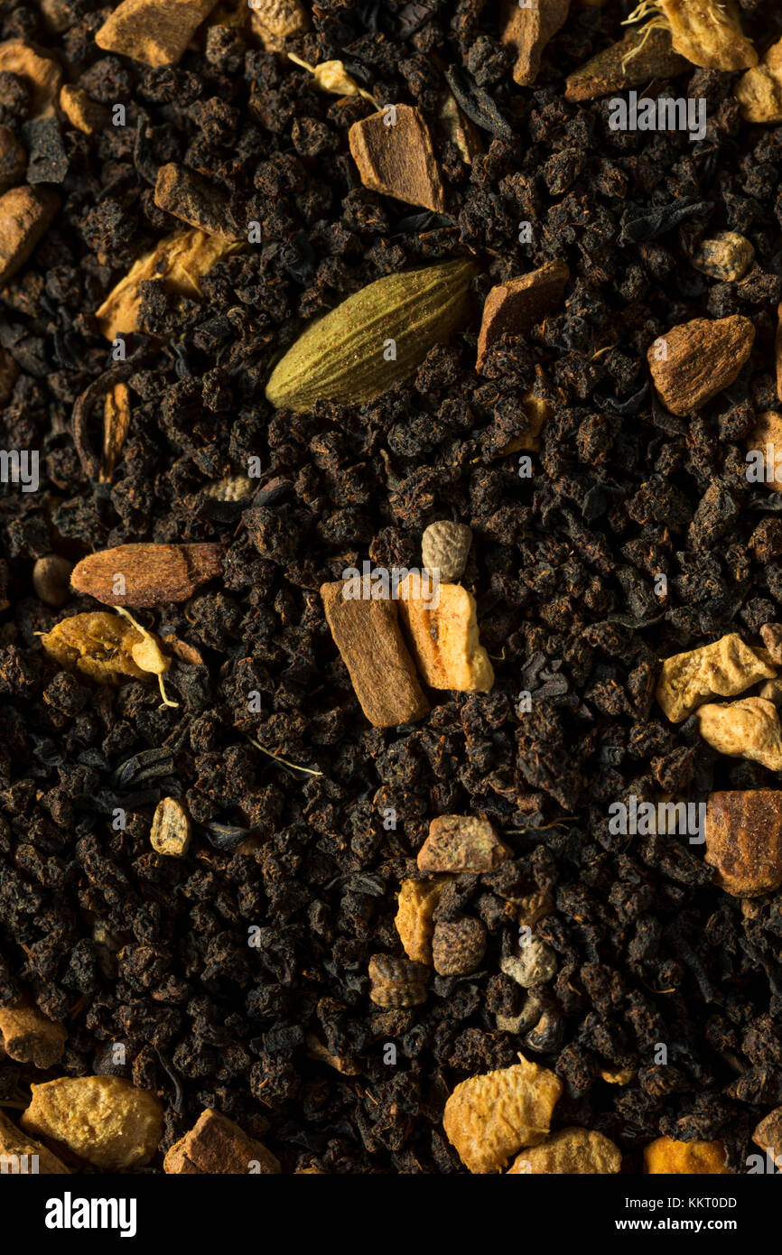 Raw Dry Organic Chai Tea in a Bowl Stock Photo - Alamy