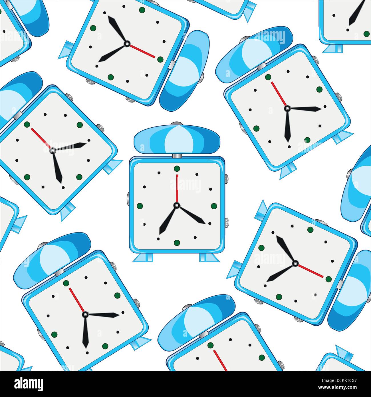 Watch alarm clock pattern Stock Vector Image & Art - Alamy