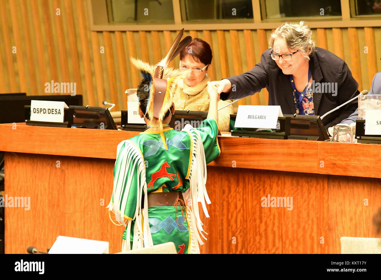 New York City, United States. 01st Dec, 2017. Native Americans open ...