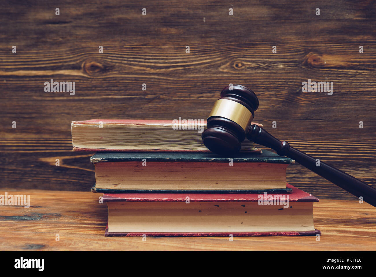 Books law hammer isolated hi-res stock photography and images - Alamy
