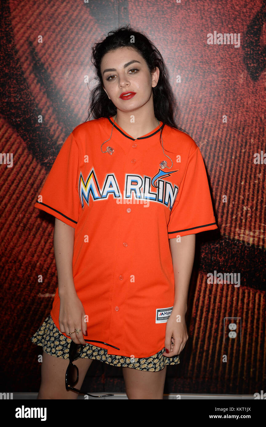 MIAMI, FL - MAY 16: English singer and songwriter Charli XCX, backstage ...