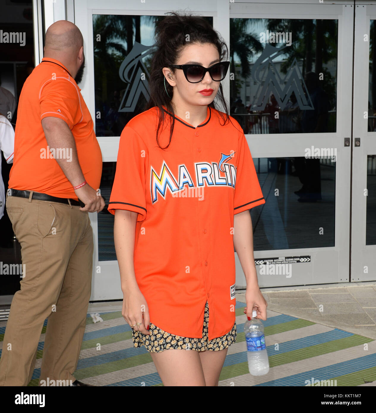 MIAMI, FL - MAY 16: English singer and songwriter Charli XCX, backstage ...