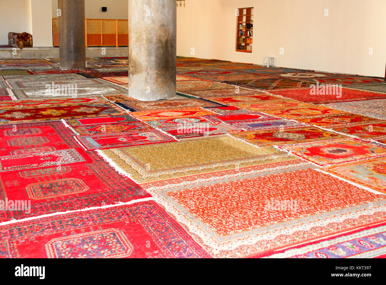 Interior of the Isa Bey Mosque, one of the oldest and most impressive ...