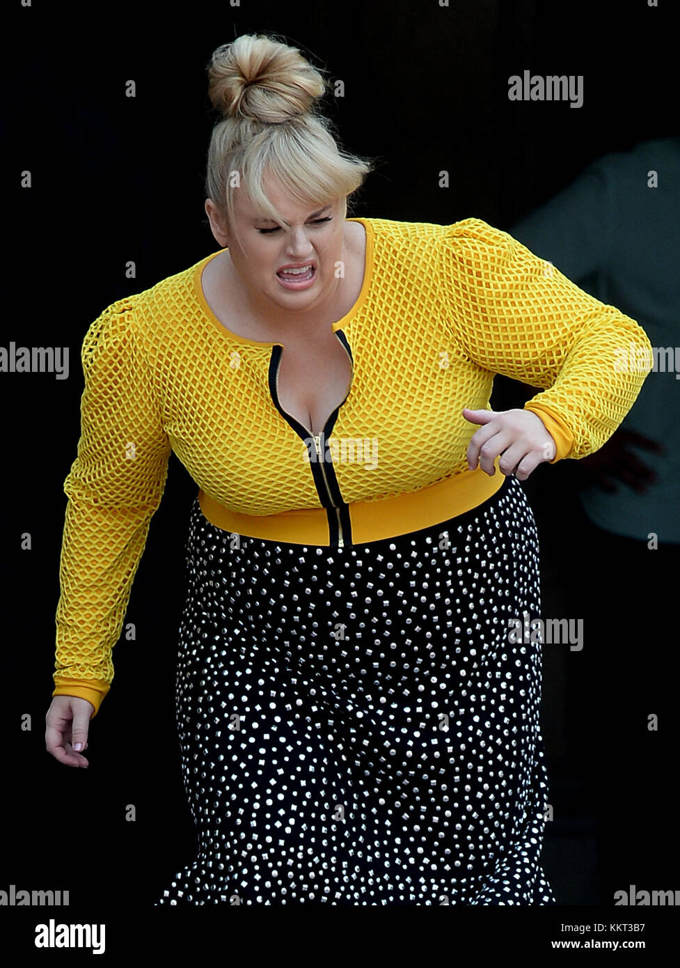 NEW YORK, NY - JULY 10: Actress Rebel Wilson is seen filming 'Isn't It ...
