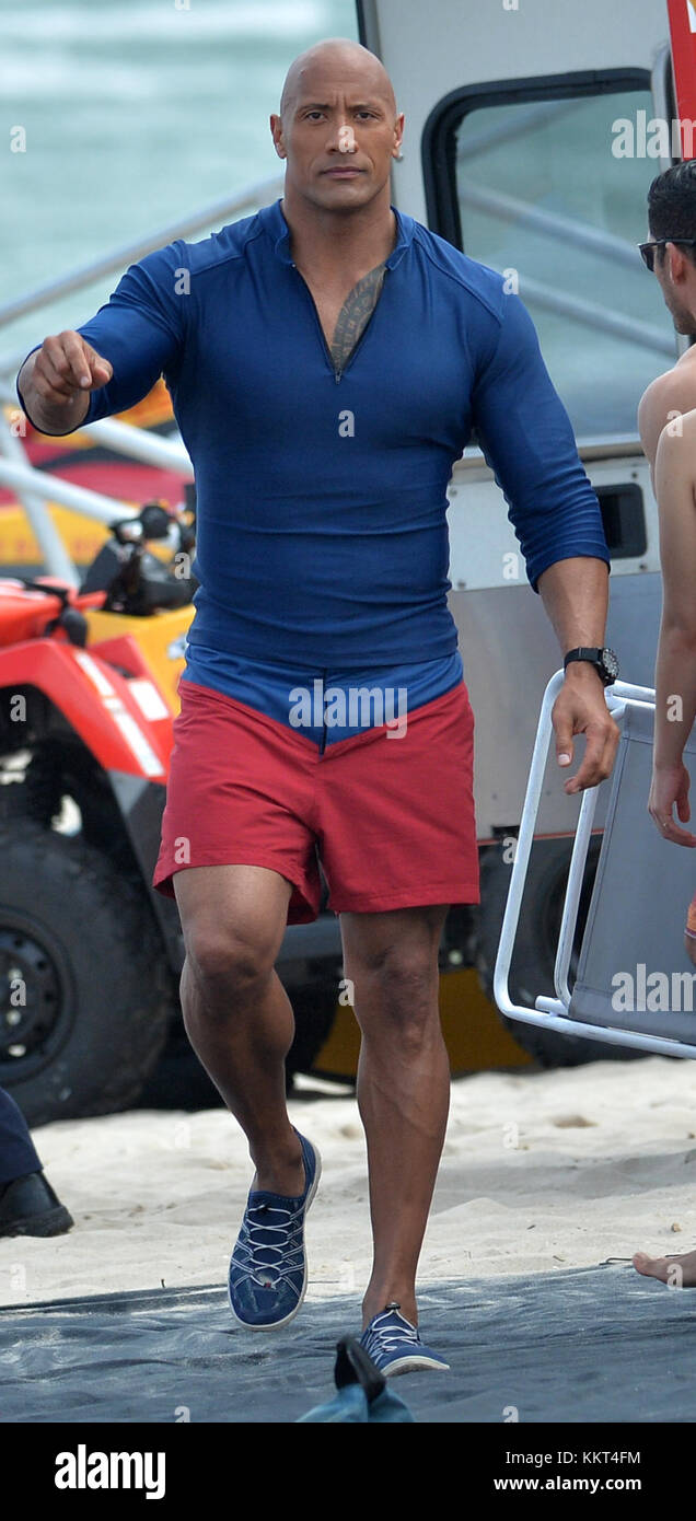 BOCA RATON, FL - FEBRUARY 23: Actor Dwayne Johnson and actress Ilfenesh ...