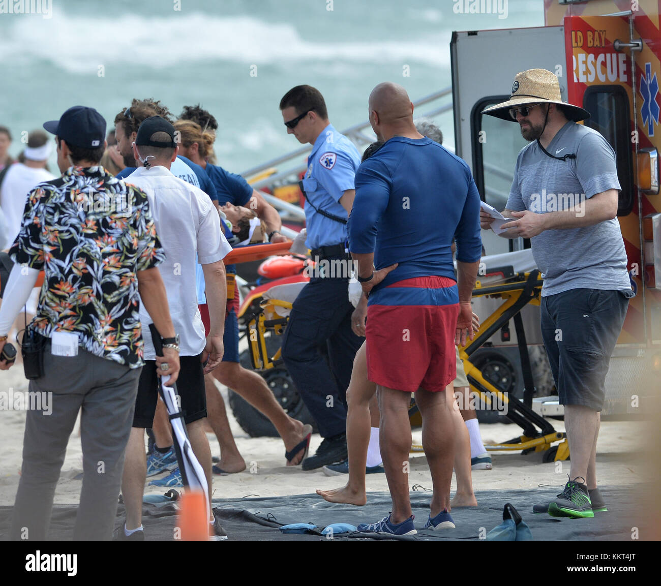 Dwayne johnson on set hi-res stock photography and images - Alamy