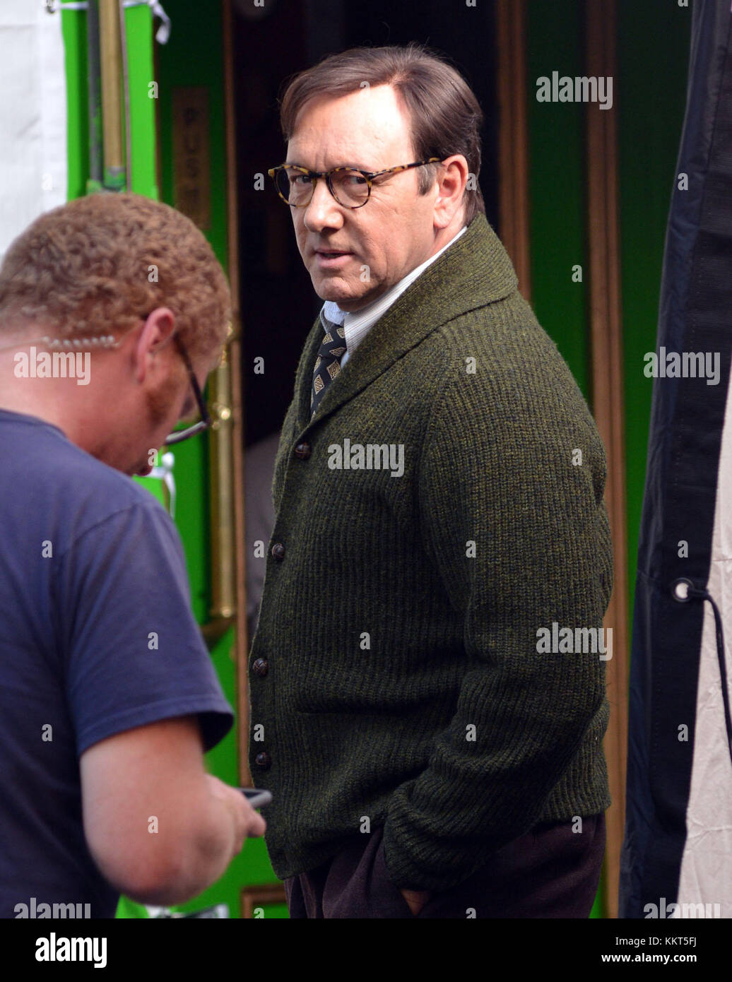 NEW YORK, NY - MAY 11: Actors Kevin Spacey and Nicholas Hoult on the ...