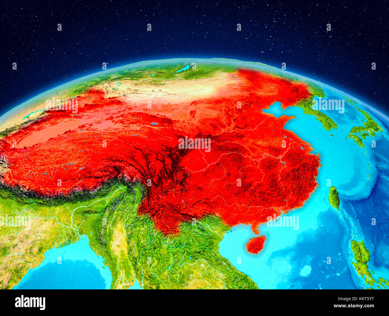 Satellite view map in 3d hi-res stock photography and images - Alamy