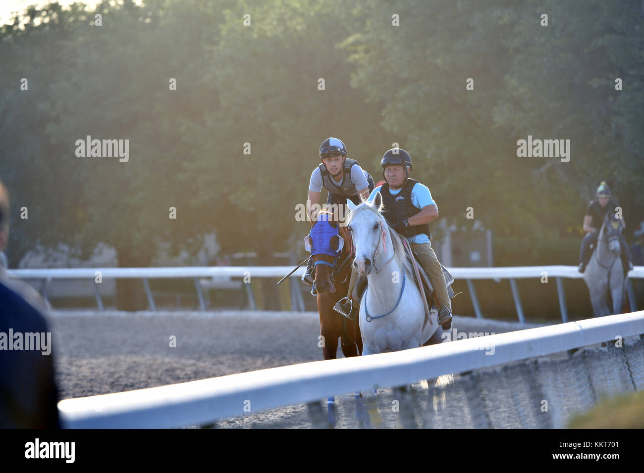 HALLANDALE, FL - APRIL 15: (EXCLUSIVE COVERAGE) Trainer Antonio Sano ...