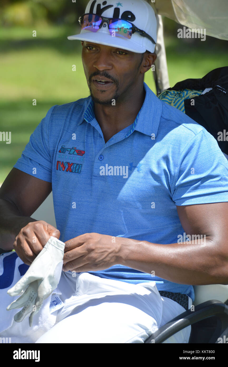 MIAMI BEACH, FL - JUNE 30: Anthony Mackie at the DJ Irie Weekend Golf ...