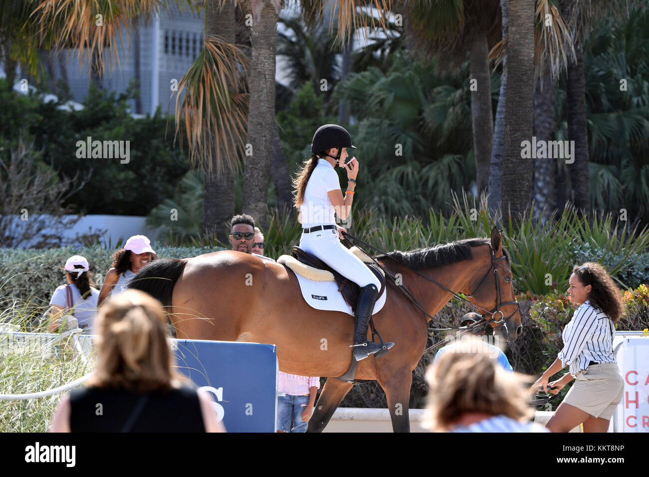 MIAMI BEACH, FL - APRIL 15: Jessica Rae Springsteen at the Longines ...
