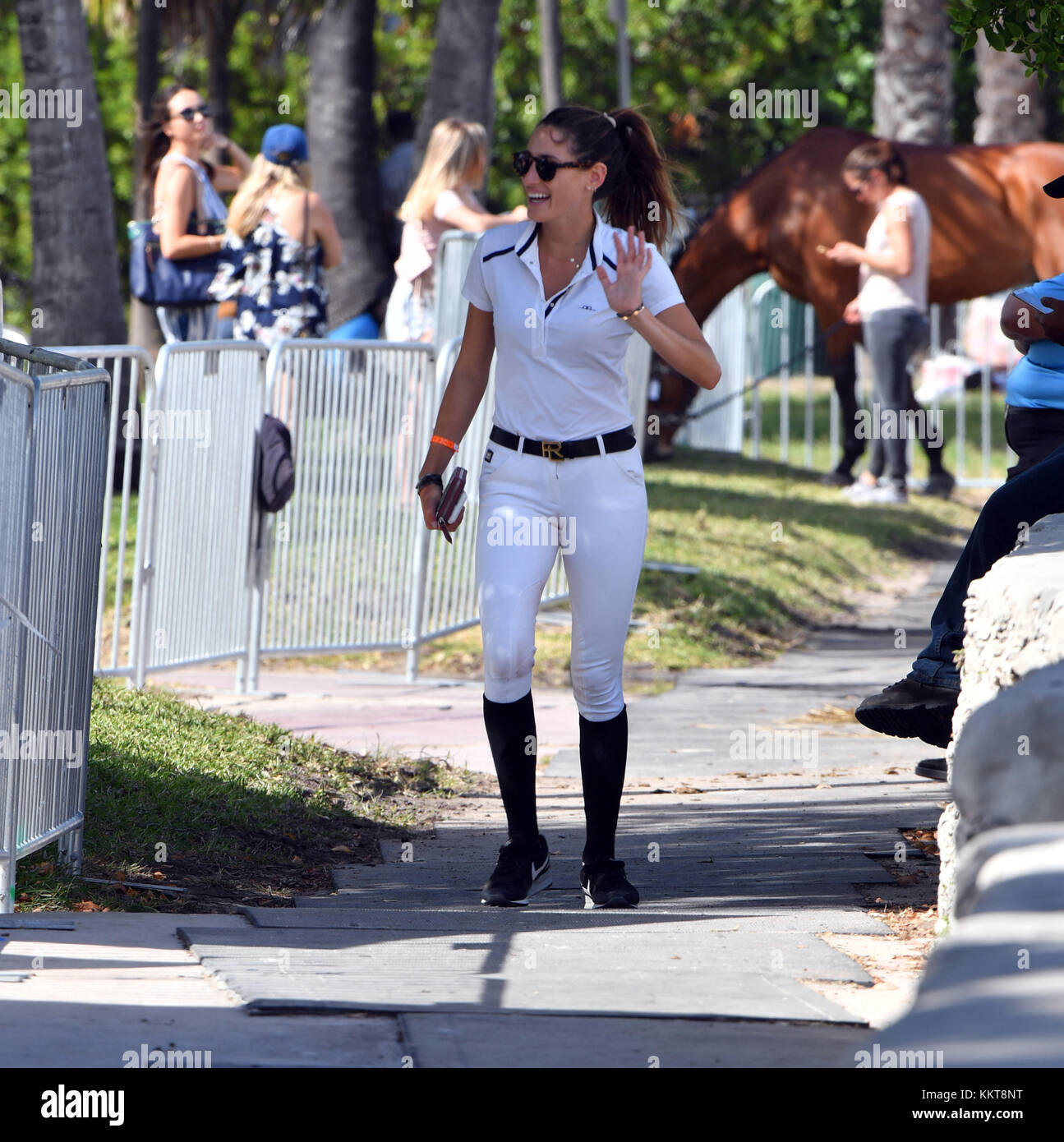 MIAMI BEACH, FL - APRIL 15: Jessica Rae Springsteen at the Longines ...