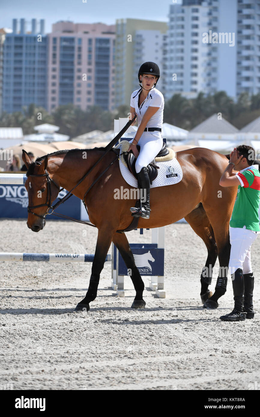 MIAMI BEACH, FL - APRIL 15: Jessica Rae Springsteen at the Longines ...