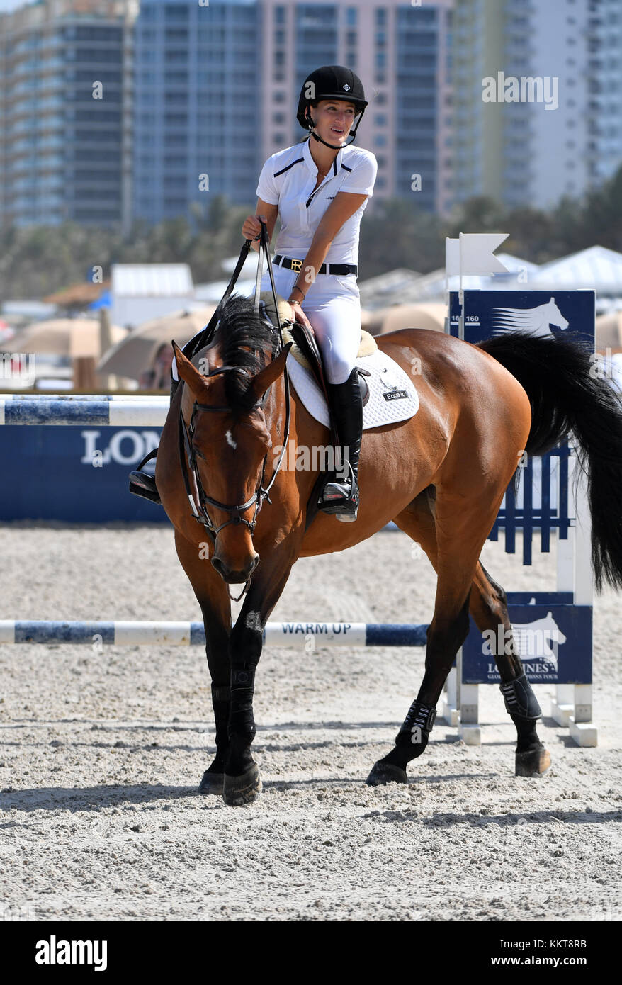 MIAMI BEACH, FL - APRIL 15: Jessica Rae Springsteen at the Longines ...