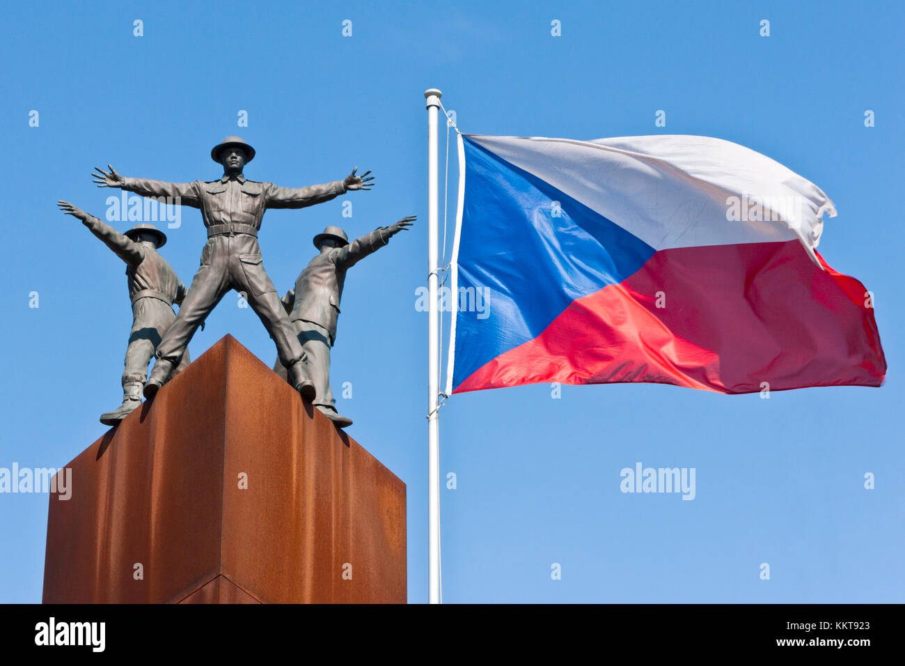 Památník Operace Anthropoid (2008, David Moješčík a Michal Šmeral ...