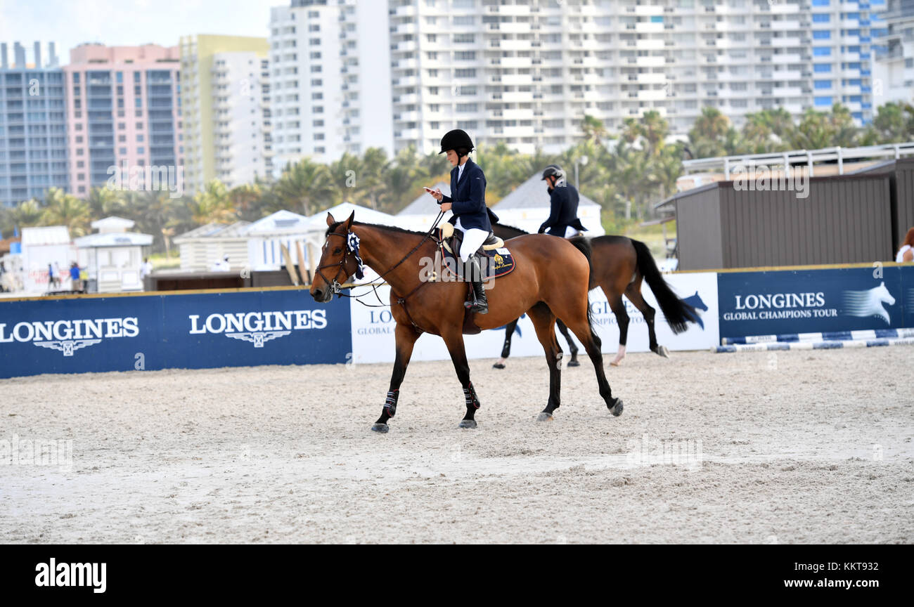 MIAMI BEACH, FL - APRIL 14: Jessica Rae Springsteen at the Longines ...