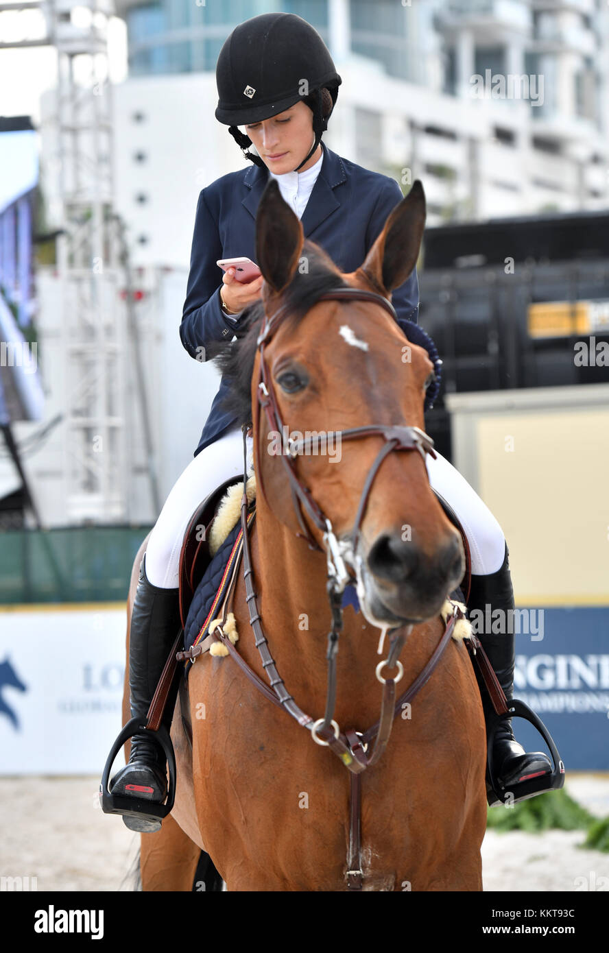 MIAMI BEACH, FL - APRIL 14: Jessica Rae Springsteen at the Longines ...