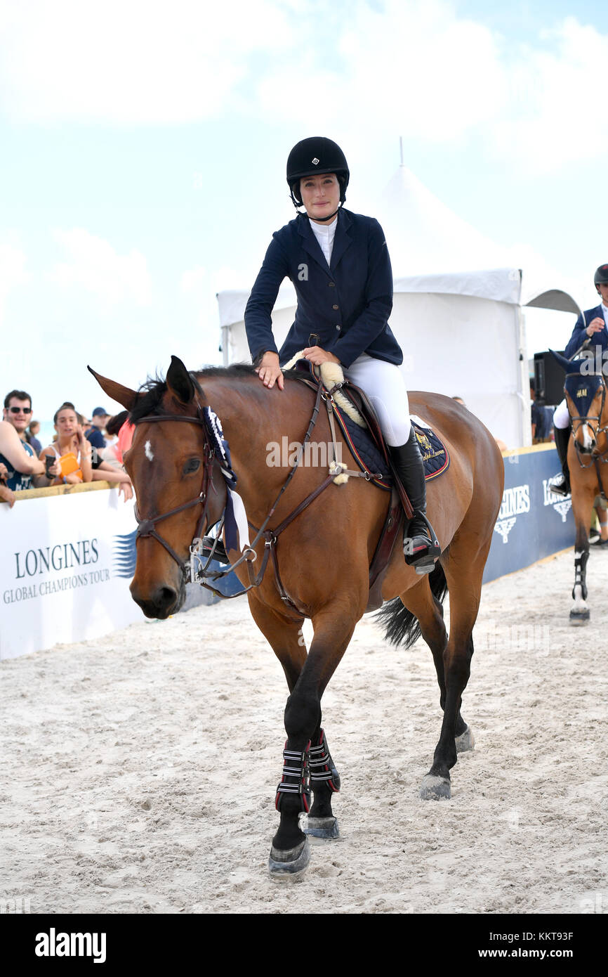 MIAMI BEACH, FL - APRIL 14: Jessica Rae Springsteen at the Longines ...