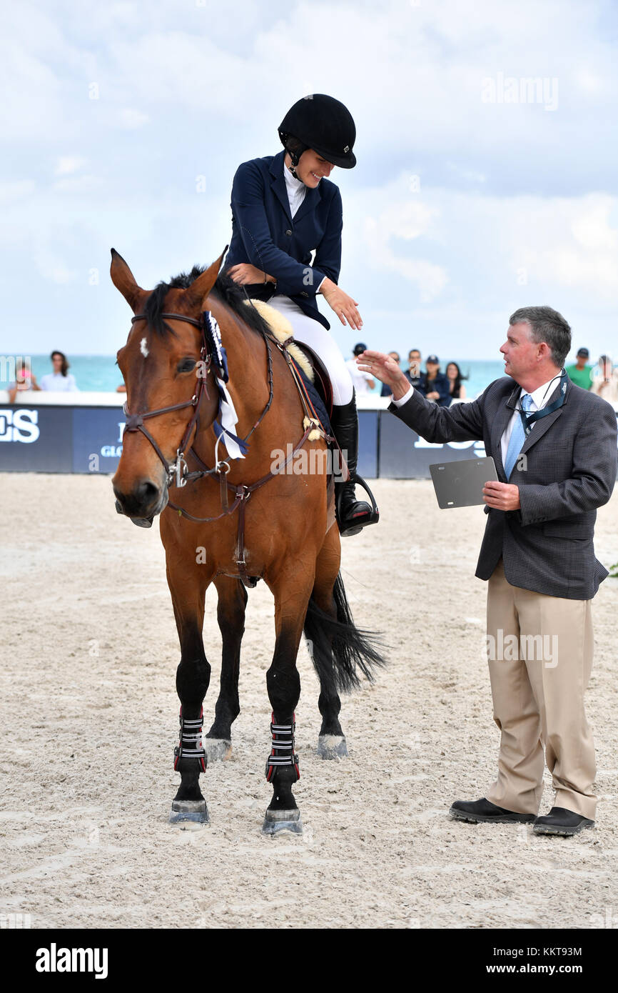 MIAMI BEACH, FL - APRIL 14: Jessica Rae Springsteen at the Longines ...