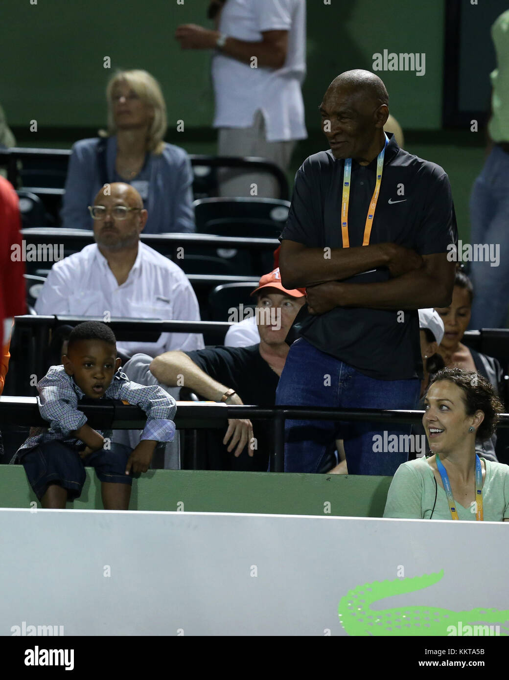 KEY BISCAYNE, FL - MARCH 30: Richard Williams, Lakeisha Graham, Dylan ...