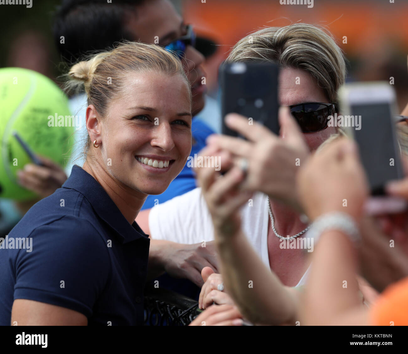 KEY BISCAYNE, FL - MARCH 26: Dominika Cibulkova on day 7 of the Miami ...