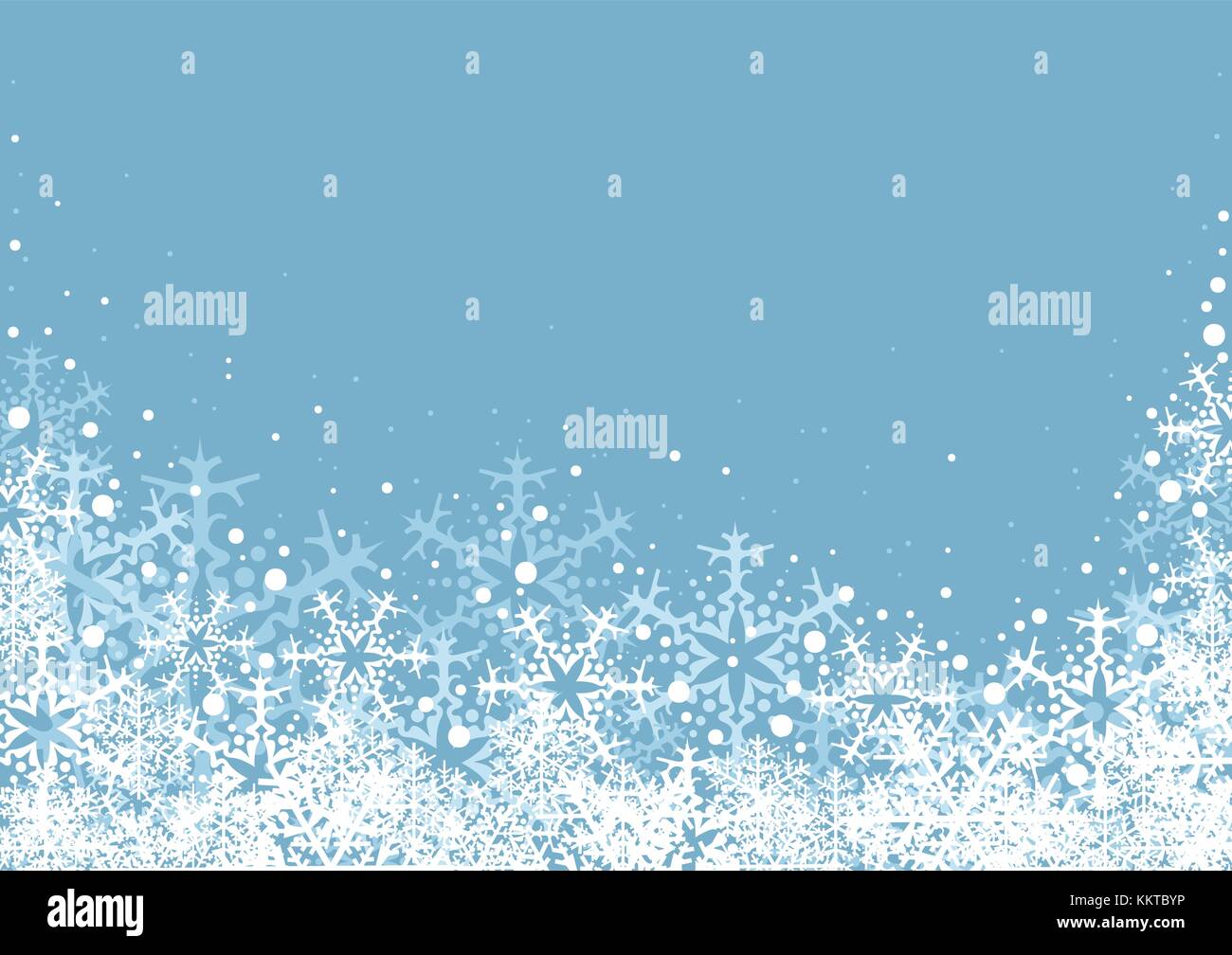 Winter Snowflakes Background Stock Vector Image & Art - Alamy
