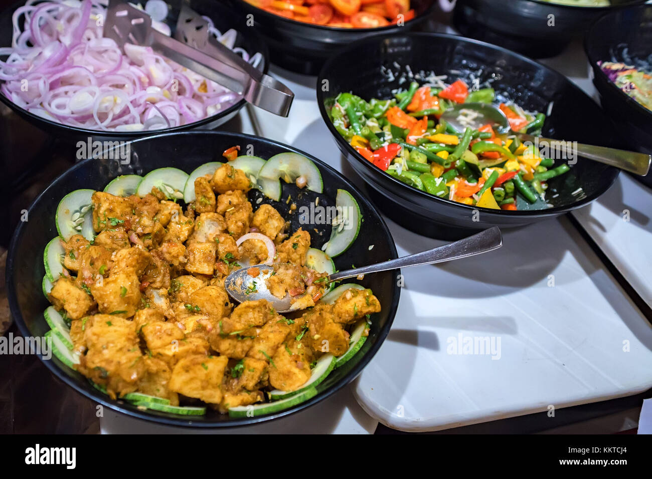 Self-service buffet breakfast in hotel Stock Photo - Alamy