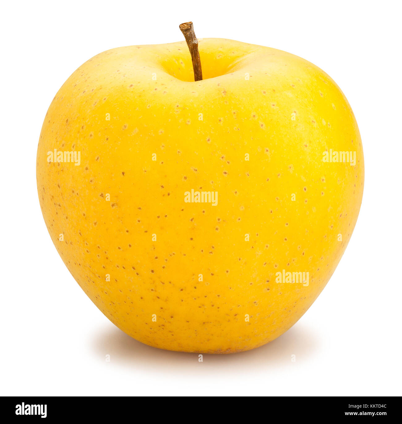 yellow apples path isolated Stock Photo - Alamy