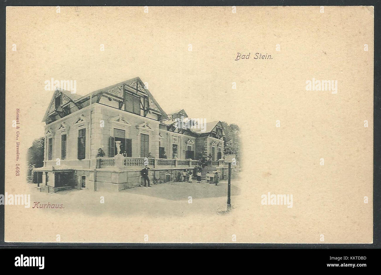 Postcard of Kamnik 1899 Stock Photo - Alamy