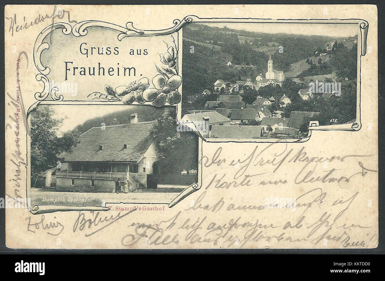 Postcard of Fram 1899 Stock Photo - Alamy