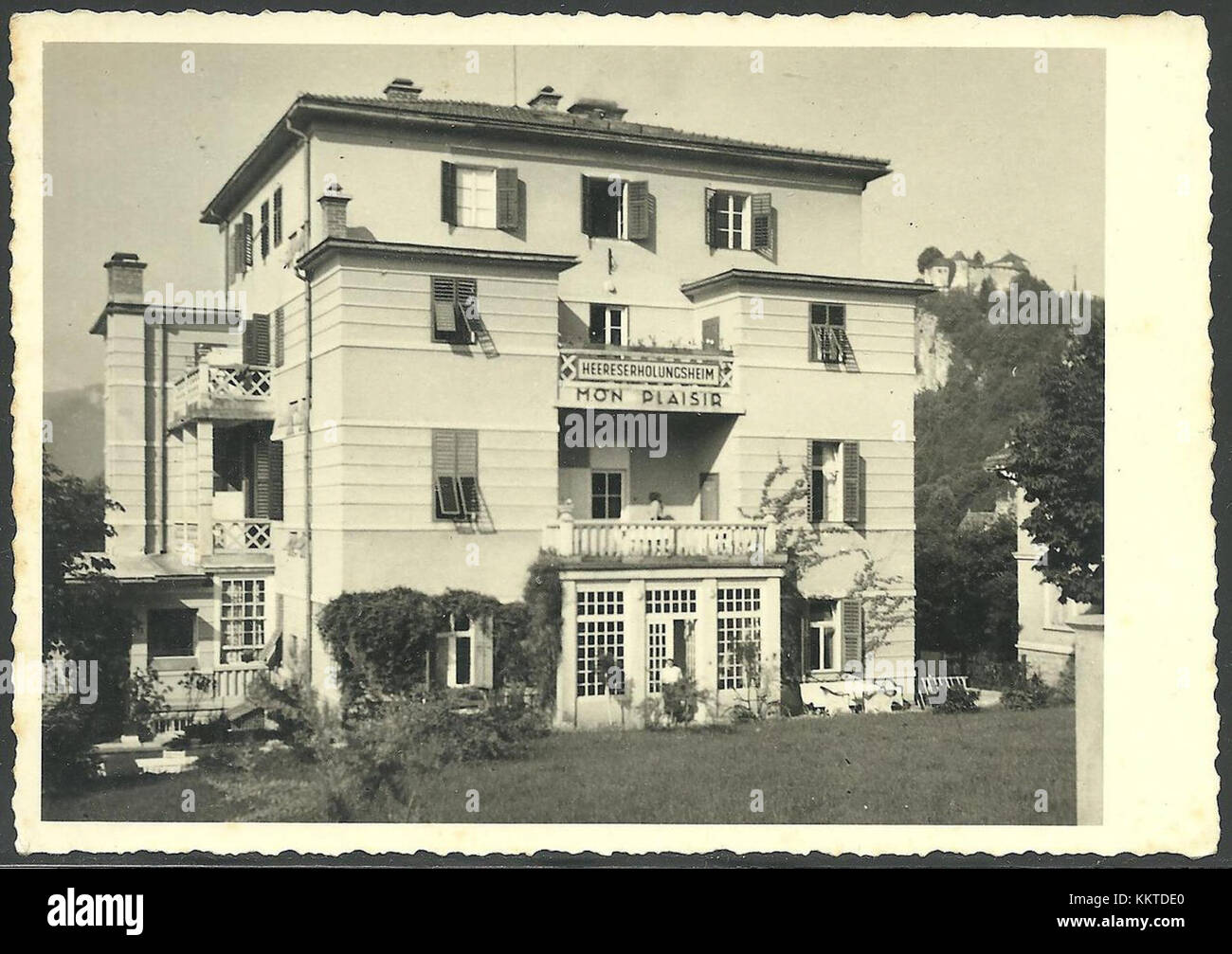 Postcard of Bled 1942 (3 Stock Photo - Alamy