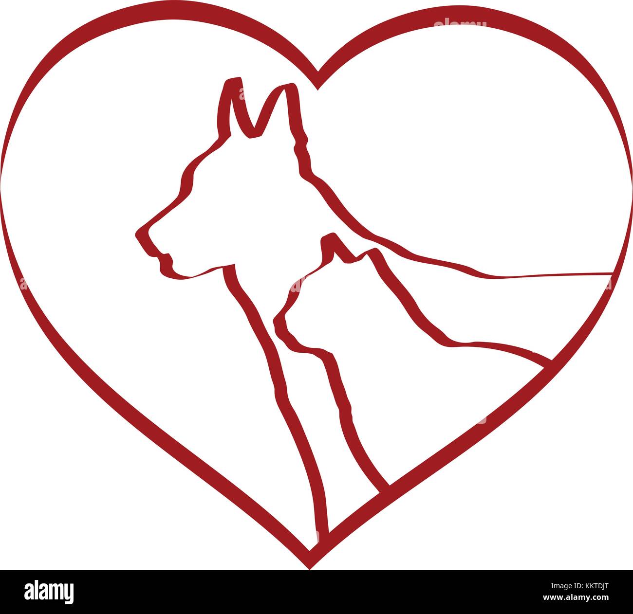 Pet friendly sign - vector Stock Vector Image & Art - Alamy