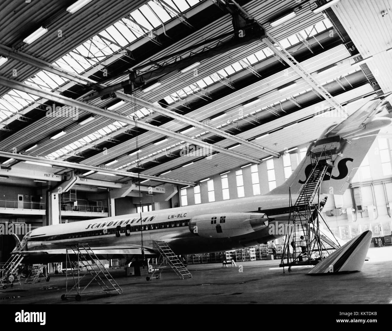 Fornebu International Airport, FBU, Oslo. Interior of Cargo terminal ...