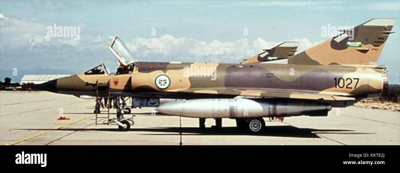 The Dassault Mirage 5 is a French-made fighter jet used by the Saudi ...