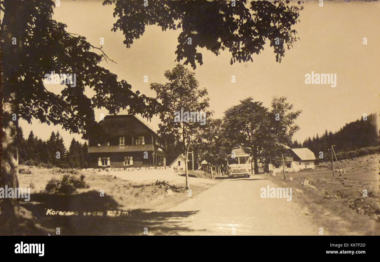 The postcard of Wurzenpass from 1950 captures the scenic beauty of this ...