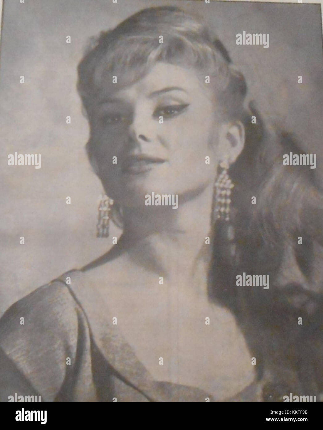 A portrait of Irena Prosen, a figure in 1961, recognized for her ...