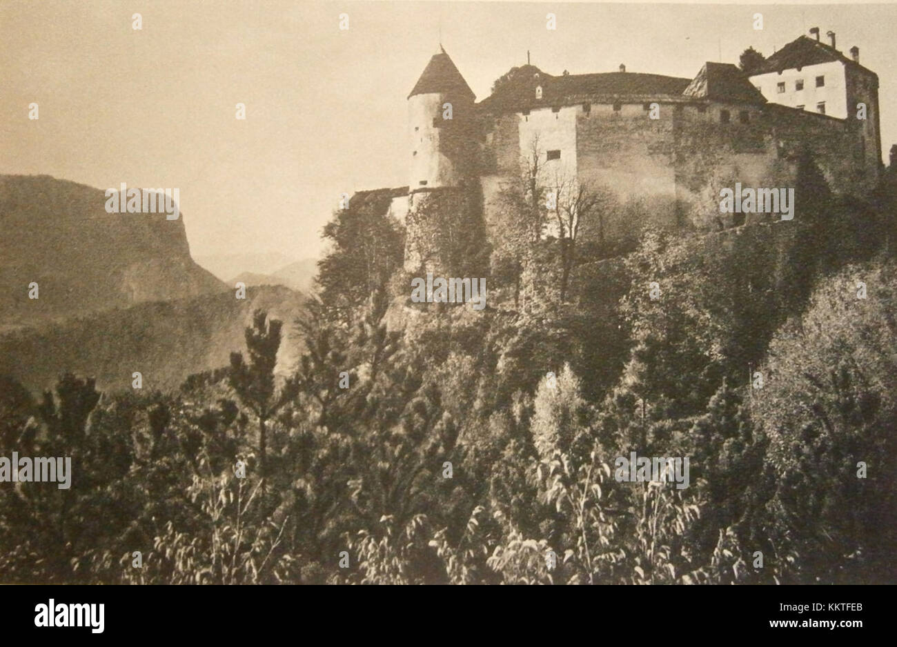 Bled Castle, located in Slovenia, is a medieval castle overlooking Lake ...