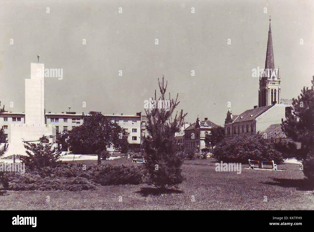 Postcard of Murska Sobota 1953 (3 Stock Photo - Alamy