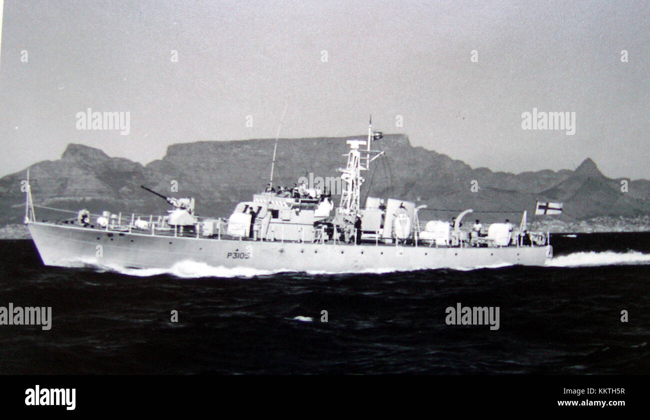 The SAS Gelderland is a ship that sailed in Table Bay, South Africa ...