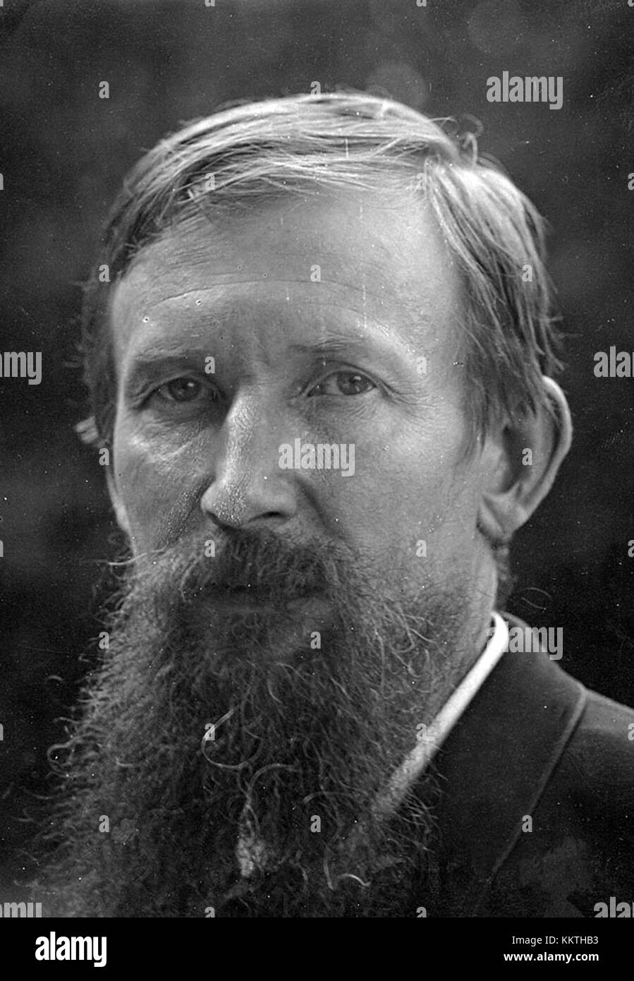 Portrait of Viktor Mikhailovich Vasnetsov, a renowned Russian painter ...