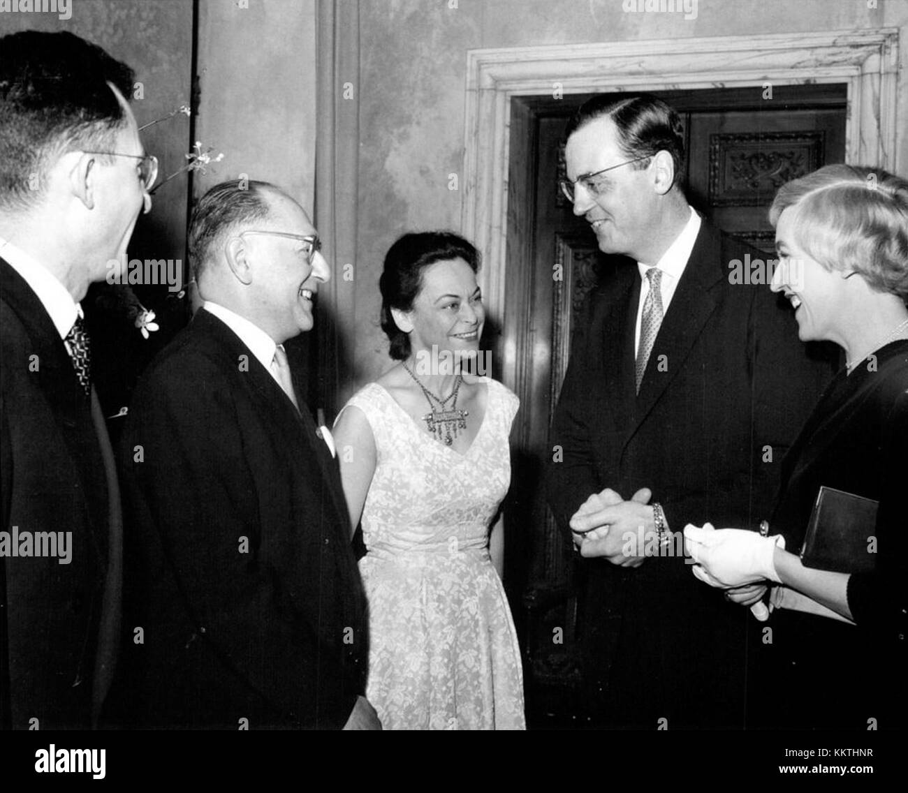 Delegates engage in conversation at the 10th anniversary celebration of ...