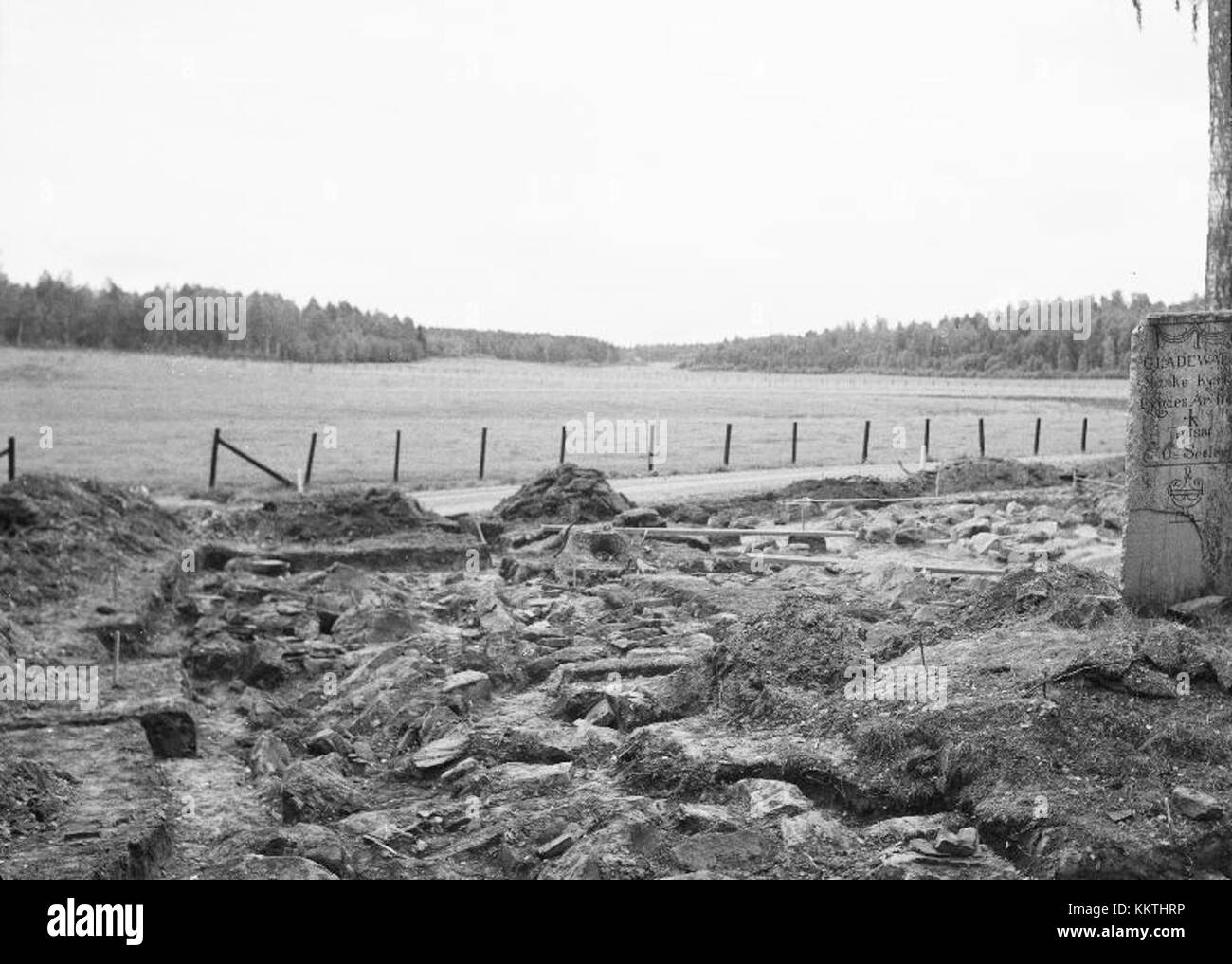 This image depicts a historical headstone at Gamla Kyrkplatsen, Fors ...