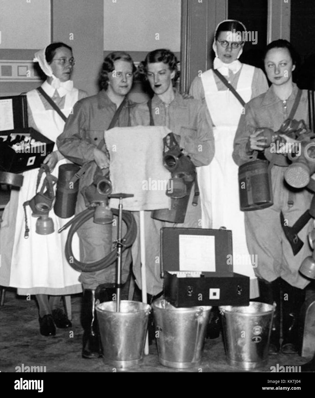 In 1940, an air protection exercise was conducted to prepare for ...