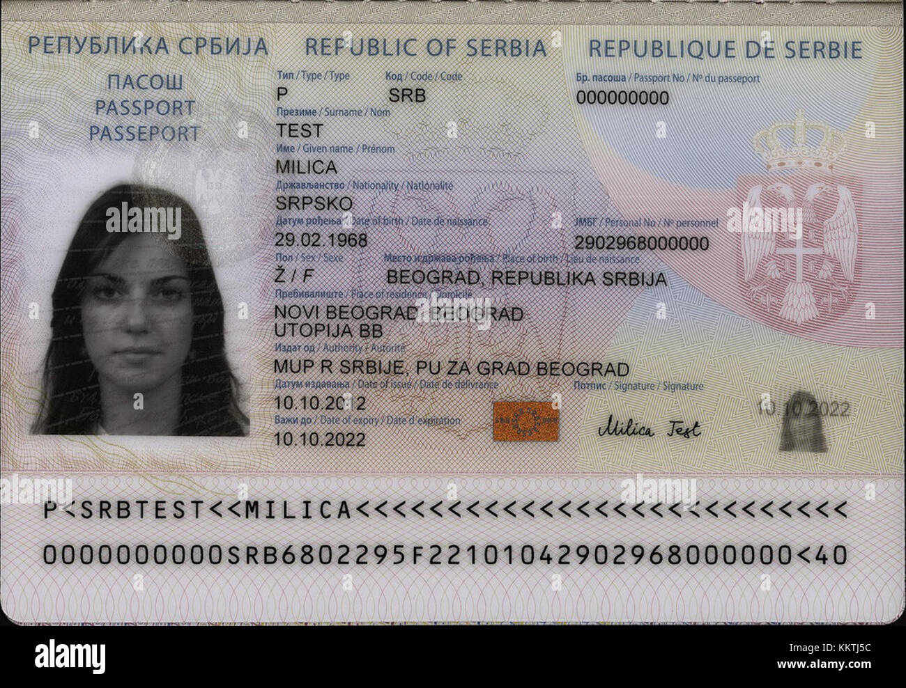 The passport of Serbia is an official travel document issued to Serbian ...