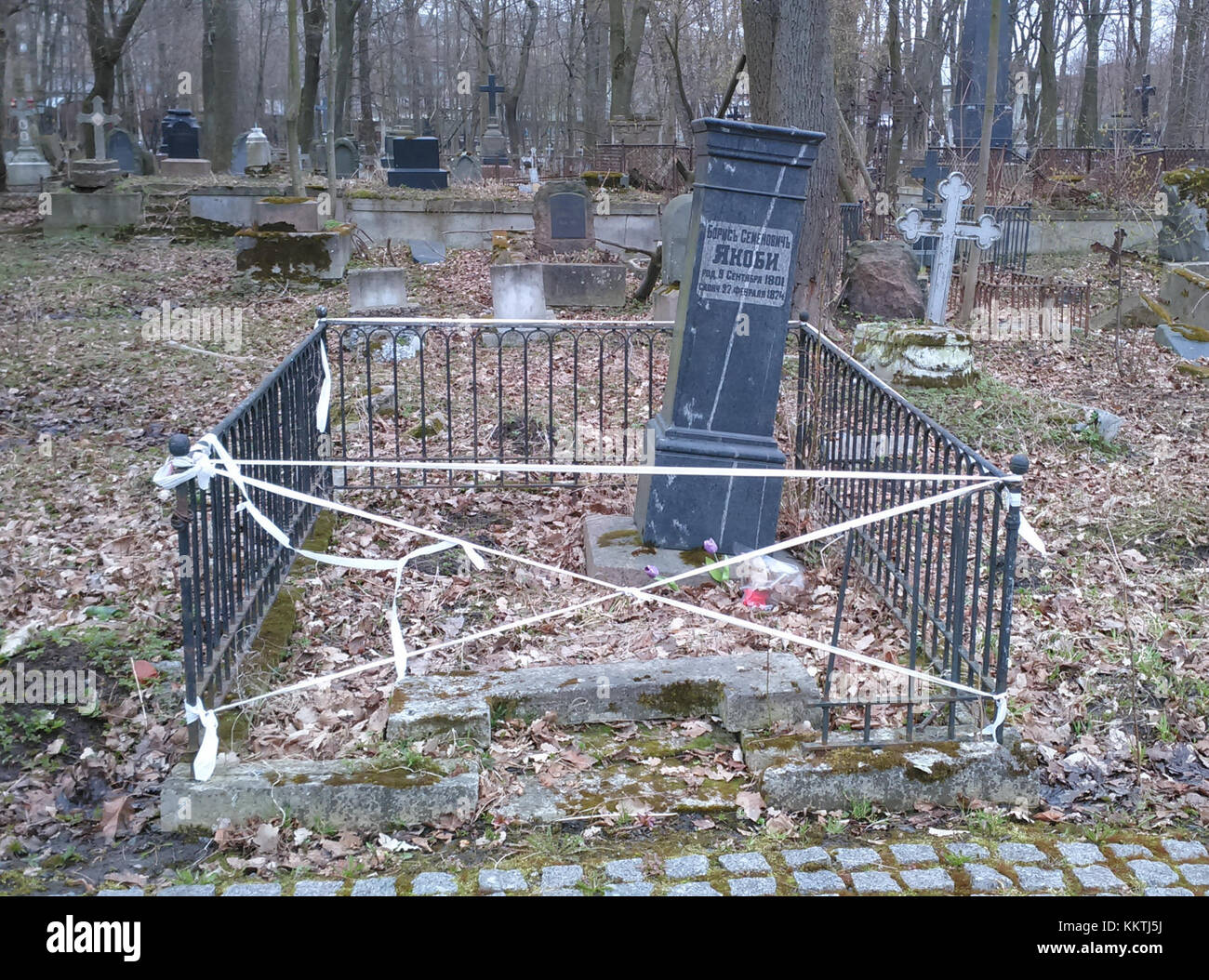 The Jakobi tomb in St. Petersburg, Russia, is a notable historical site ...