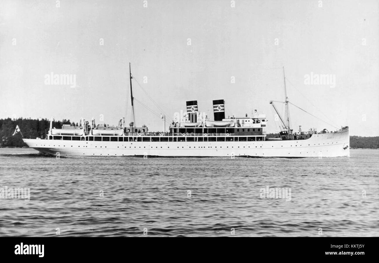 Bore II, a ship operated by the Silja Shipping Company, is part of the ...