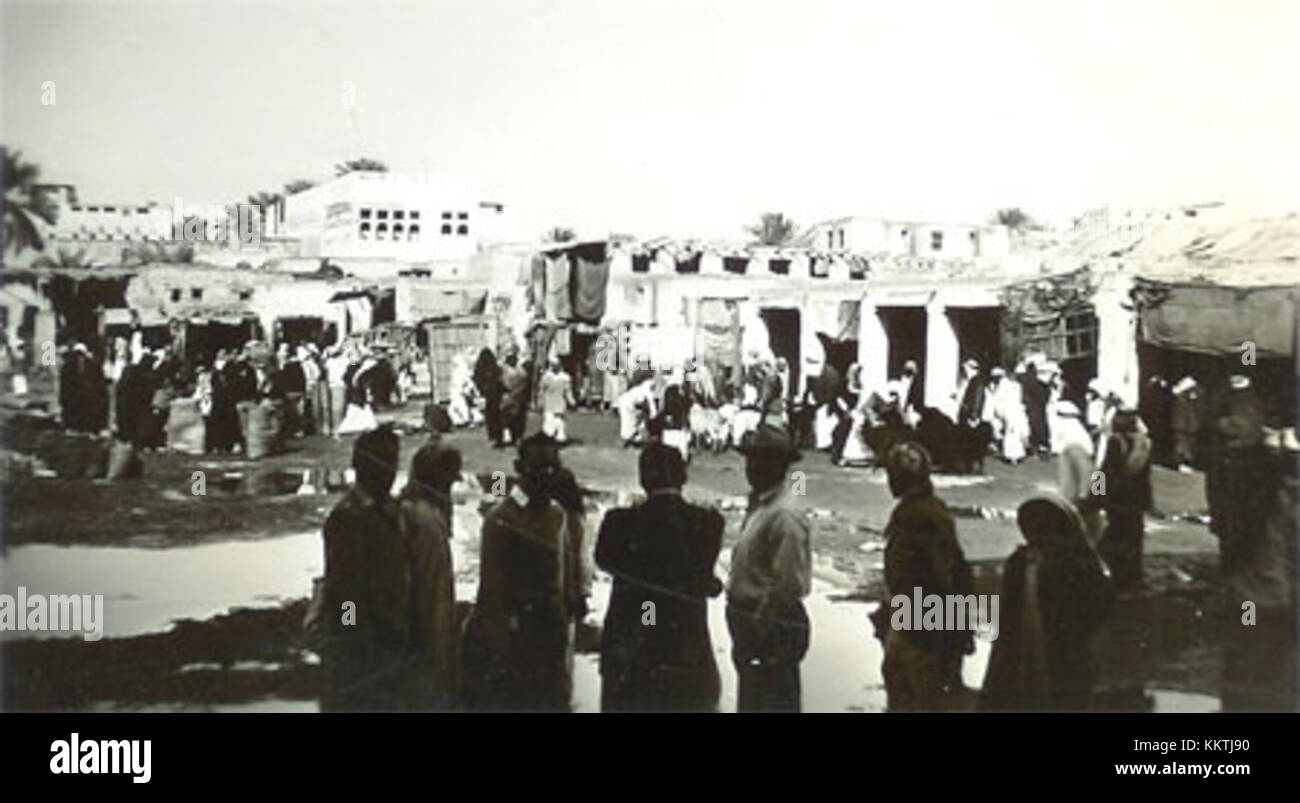 A photograph of Qatif Khamees Market in Saudi Arabia, showcasing the ...
