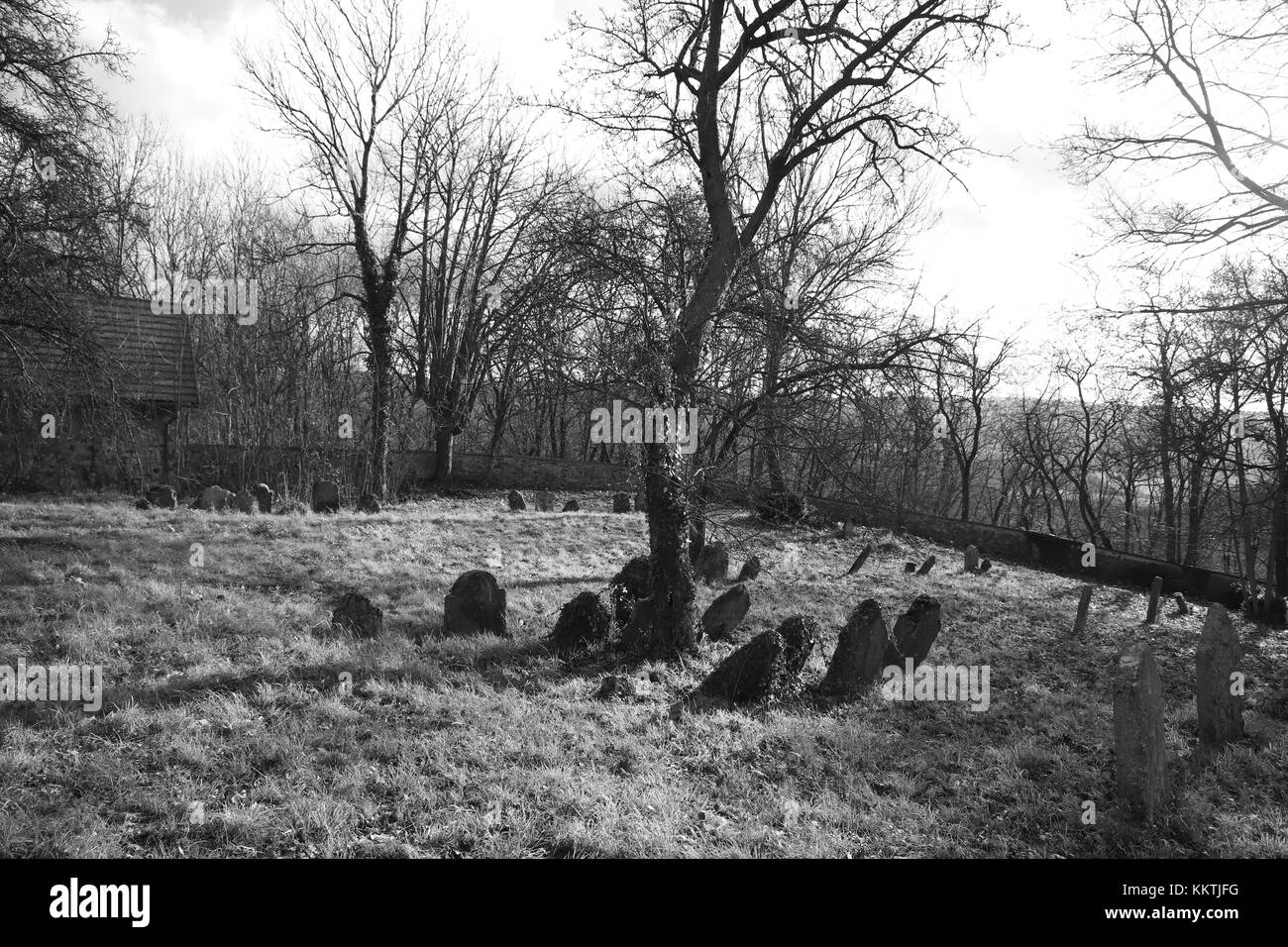 old jewish cemetery Stock Photo - Alamy